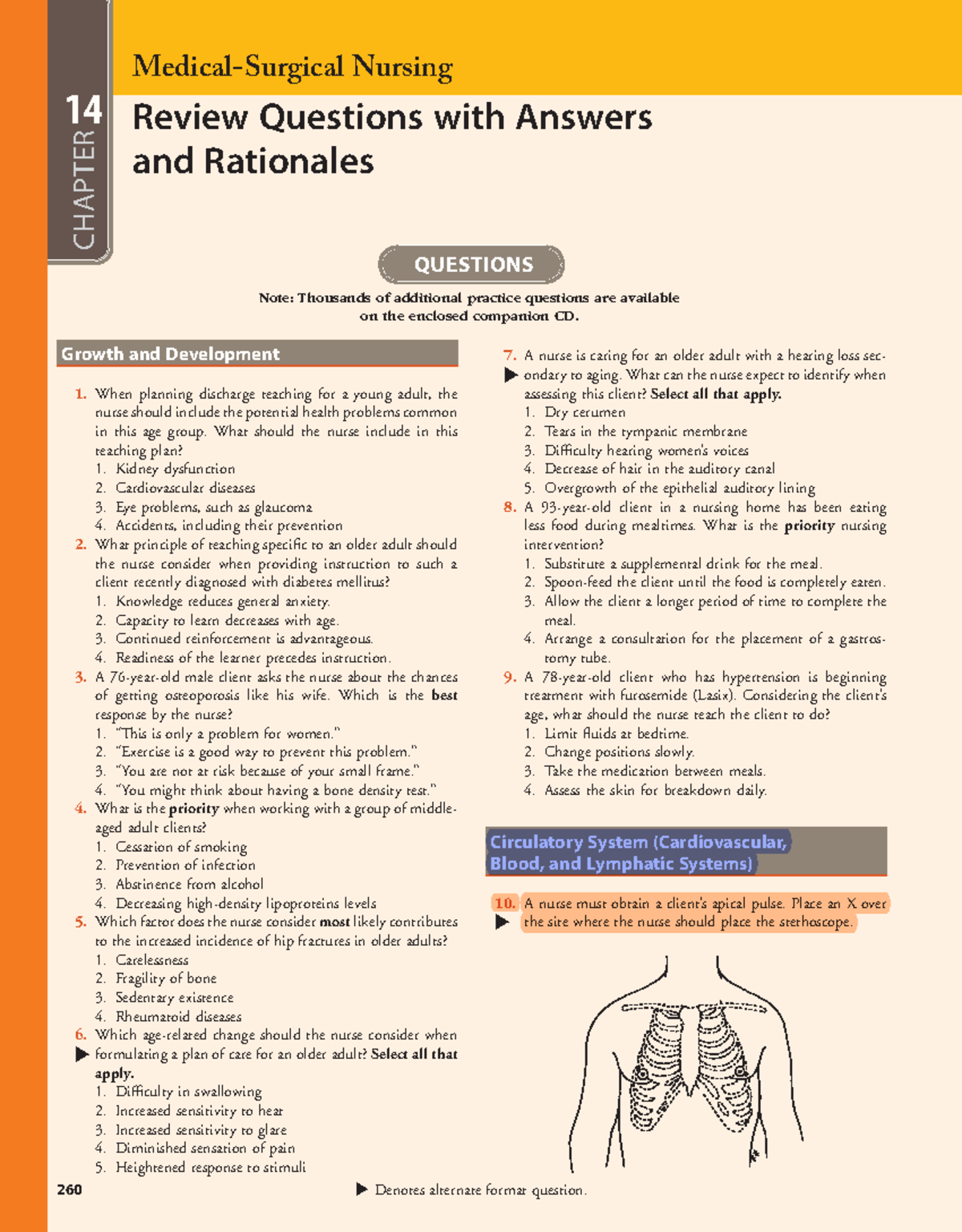 Mosby'S MED Surge Adult - 260 CHAPTER 14 Medical-Surgical Nursing ...
