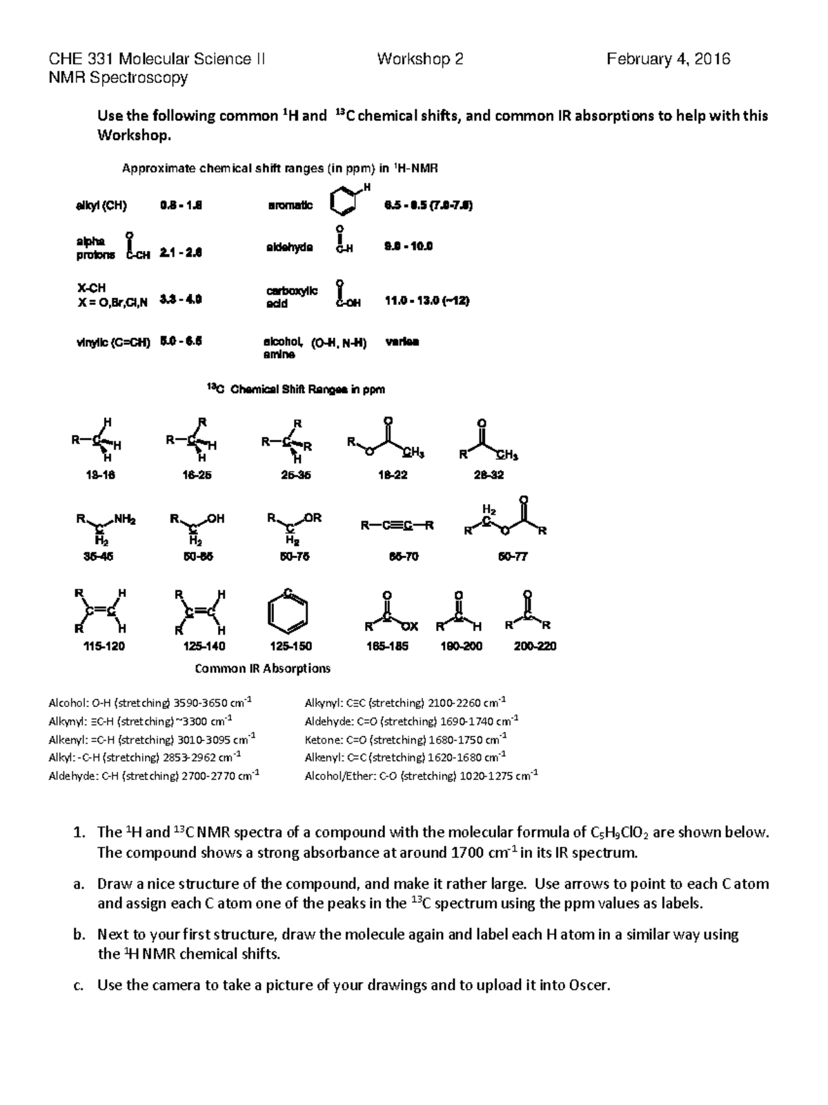 Assignment 2 - NMR Spectroscopy - Warning: TT: undefined function: 22 Warning: TT: undefined ...