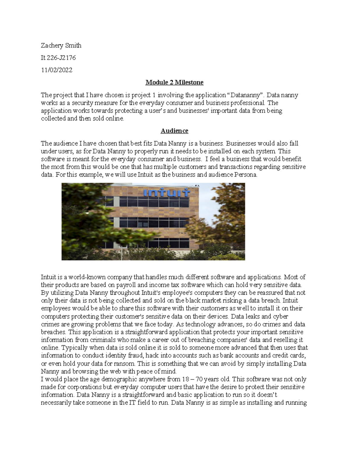 Stem activity 2 - Zachery Smith It 226-J 11/02/ Module 2 Milestone The ...