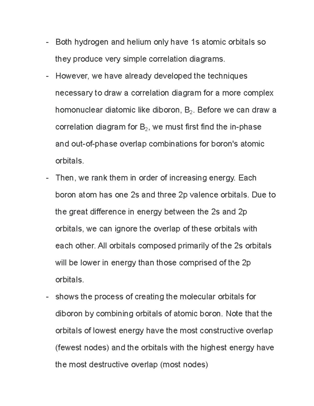Gen chem - Gen chem - Both hydrogen and helium only have 1s atomic ...