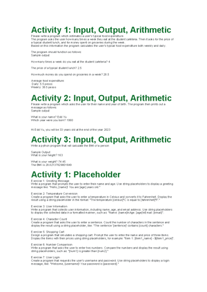 Reference Guide on Functions - Reference guide: Functions As you’ve ...