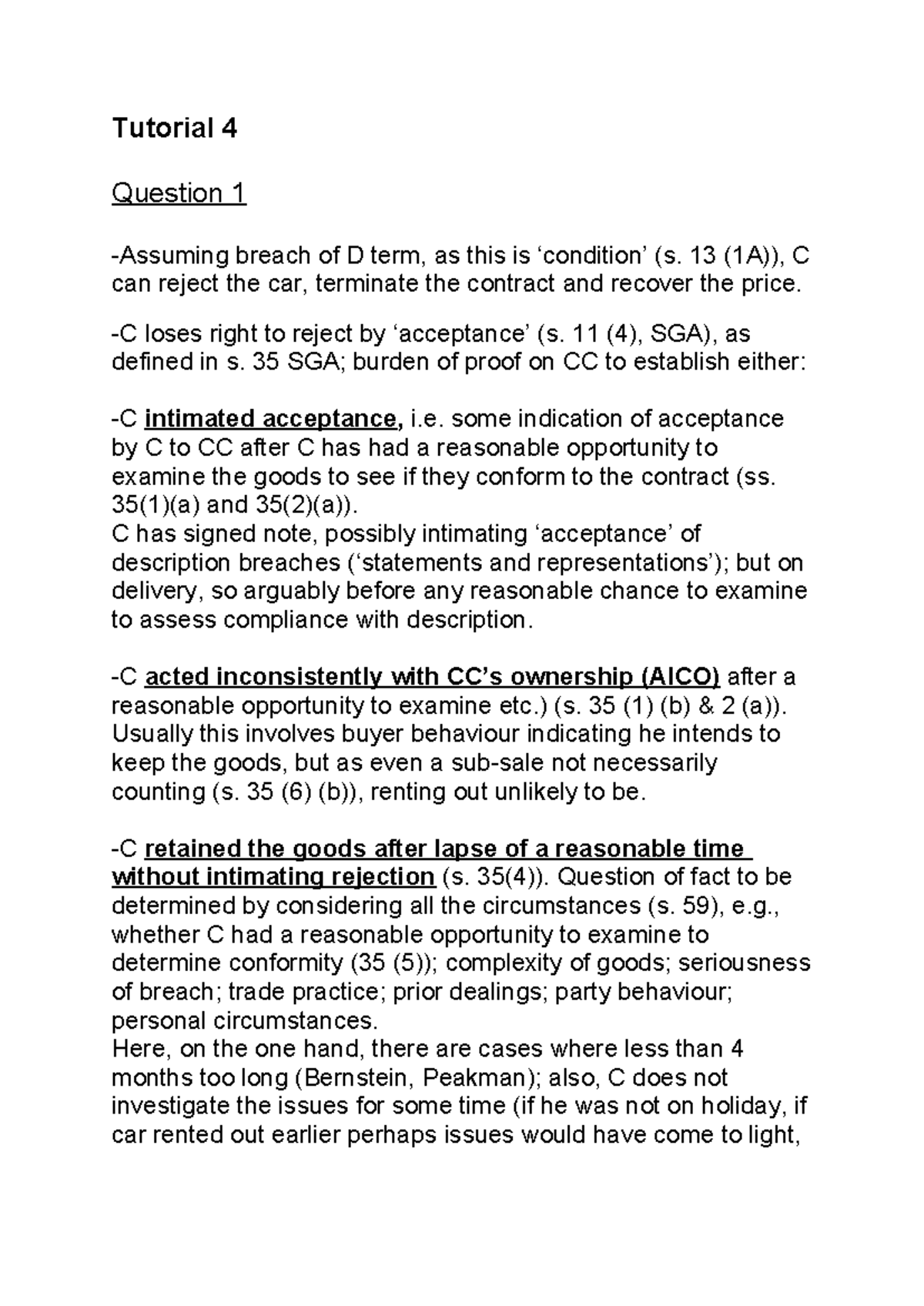 Tutorial 4 Guide, ques 1 and 2 , 242final - Tutorial 4 Question 1 ...