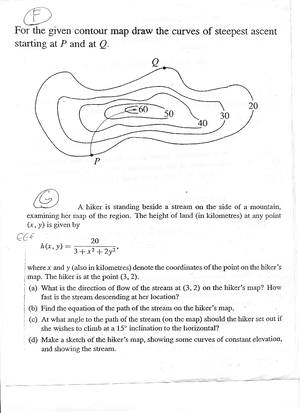 Ubc math 200 multiple integrals with solutions - Math 2E Multi-Variable ...