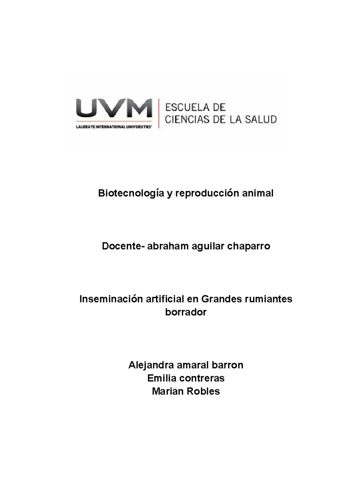 Expo rumiantes - apuntes - Biotecnología y reproducción animal Docente ...