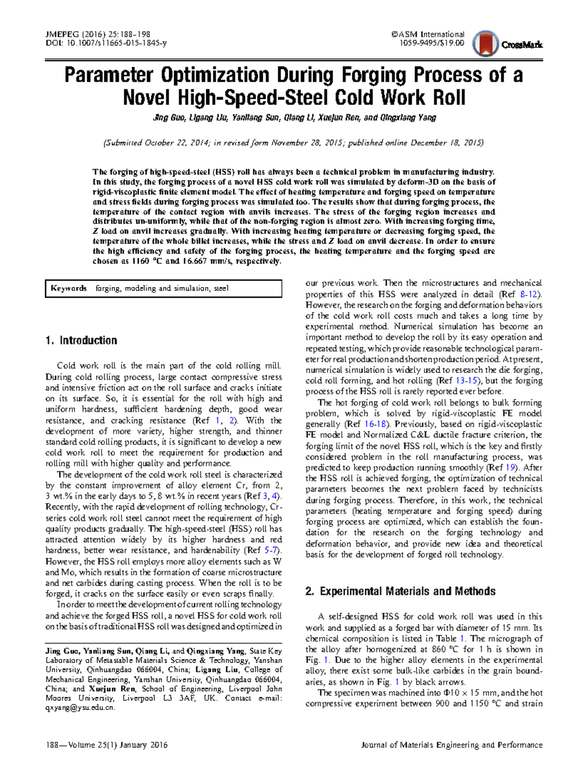 Forging 1 Manufacturing Parameter Optimization During Forging forging-1-manufacturing-parameter-optimization-during-forging