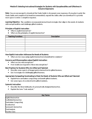 D003 Task 1 - Task-1 - Kasey Colunga D A 1. Bryan is a second-grade ...