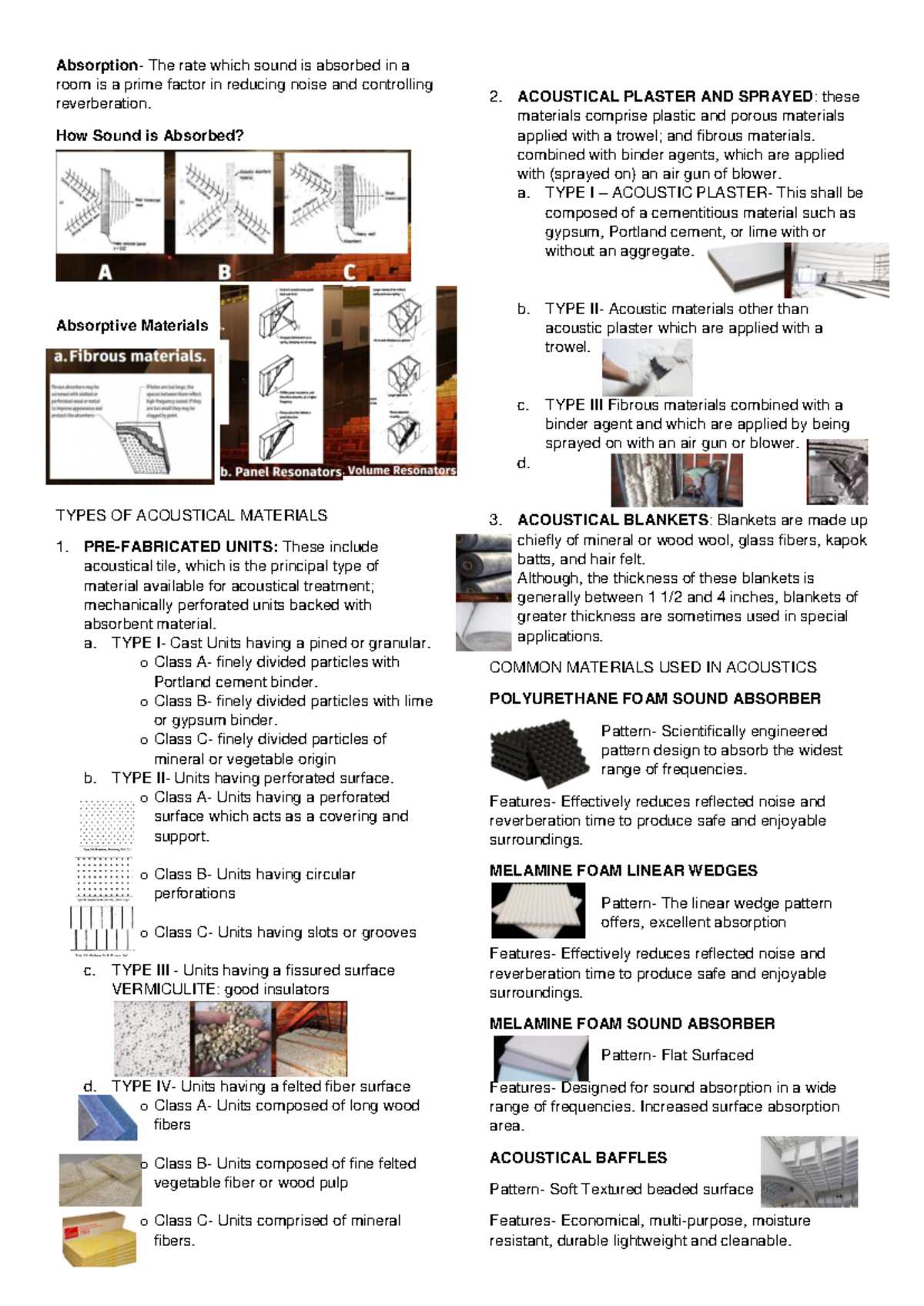 BU3- Reviewer - Summary BS Architecture - Absorption- The rate which ...