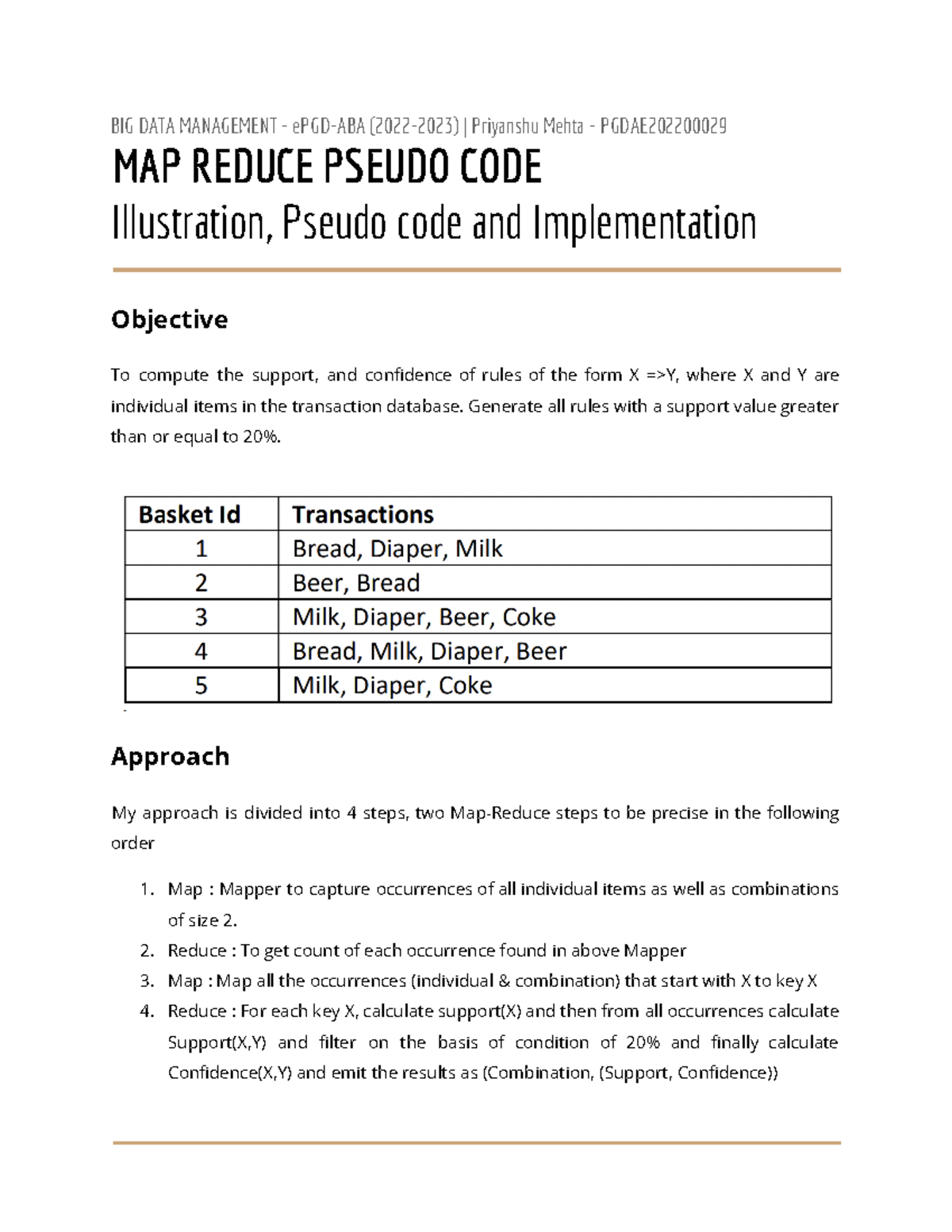 BDA Assignment Map Reduce - BIG DATA MANAGEMENT - ePGD-ABA (2022-2023 ...