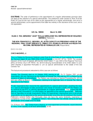 Jovita Yap Ancog vs. Court of Appeals - Jovita Yap Ancog vs. Court of Appeals G. No. 112260 ...