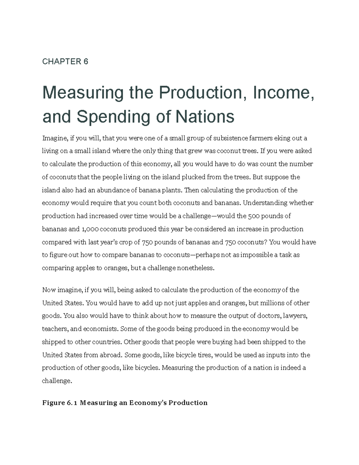 Chapter 6-2 Lecture Notes - CHAPTER 6 Measuring the Production, Income ...