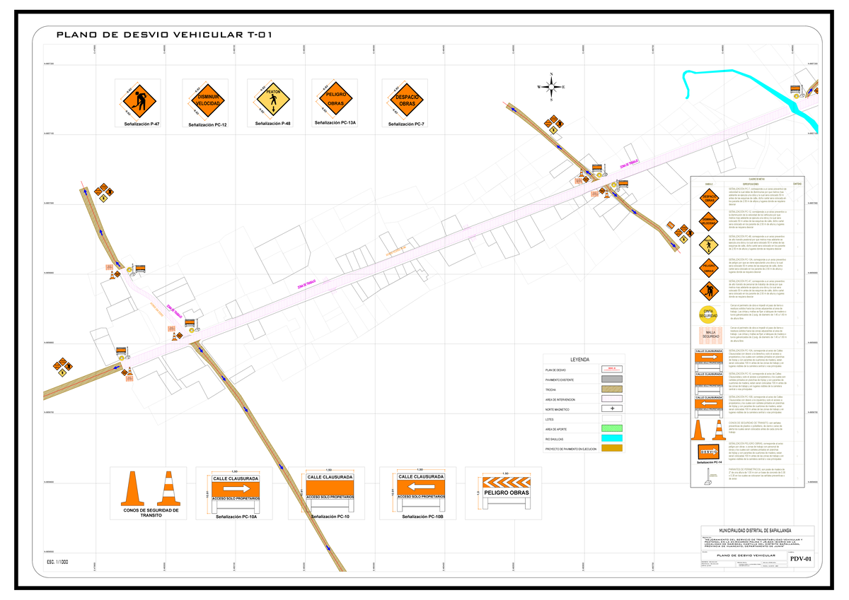20. Plano DE Desvío Vehicular-PDV-01 - 265 3295 CASA PEATON OBRAS ...