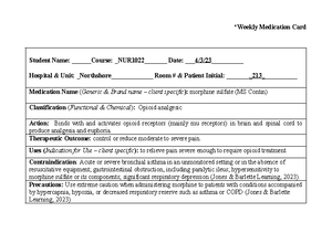 Nursing Notes (DAR) - Nursing Progress Notes Patient’s Initials: E ...