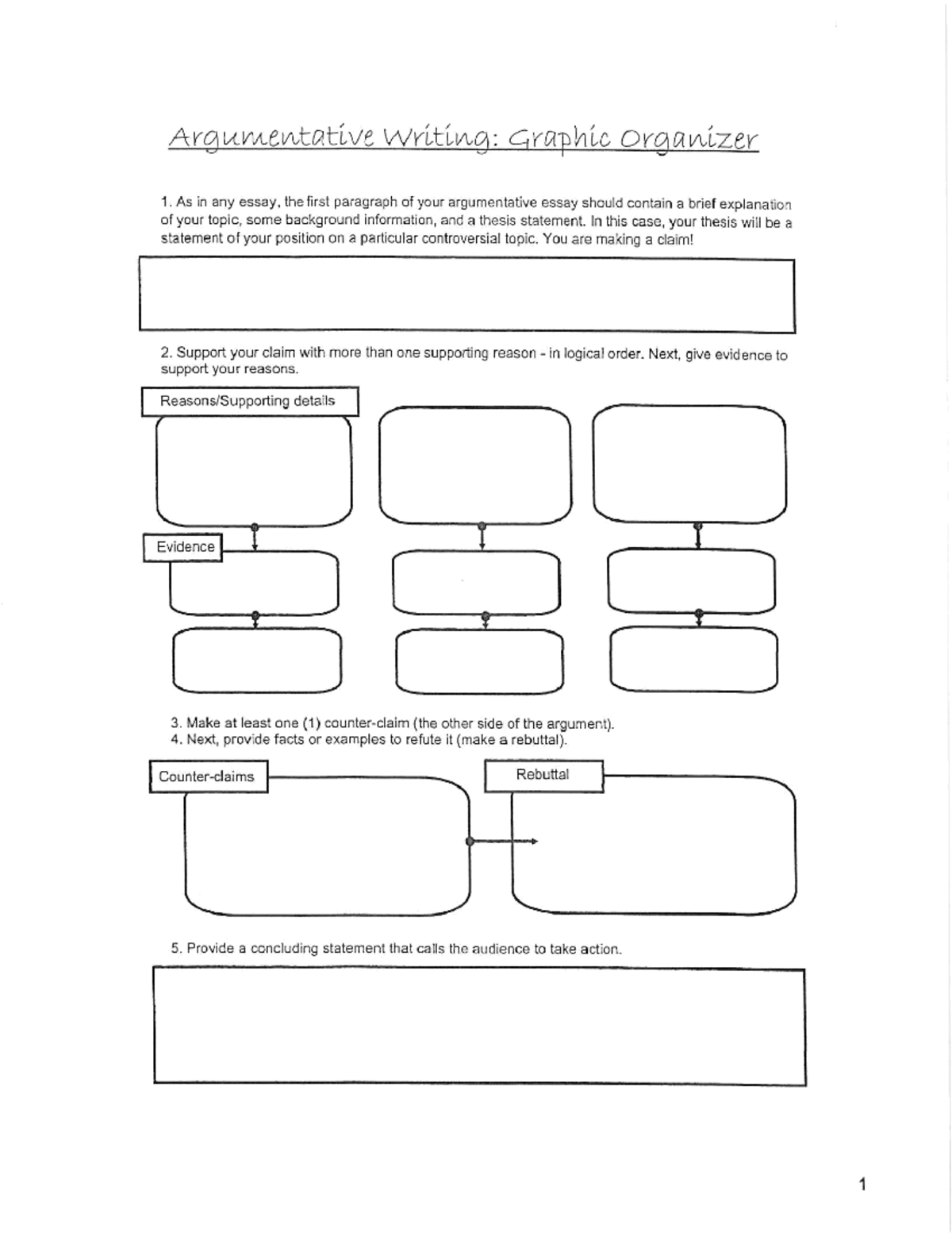 Argument GO - Lecture notes 3 - ENGL 1301 - Studocu