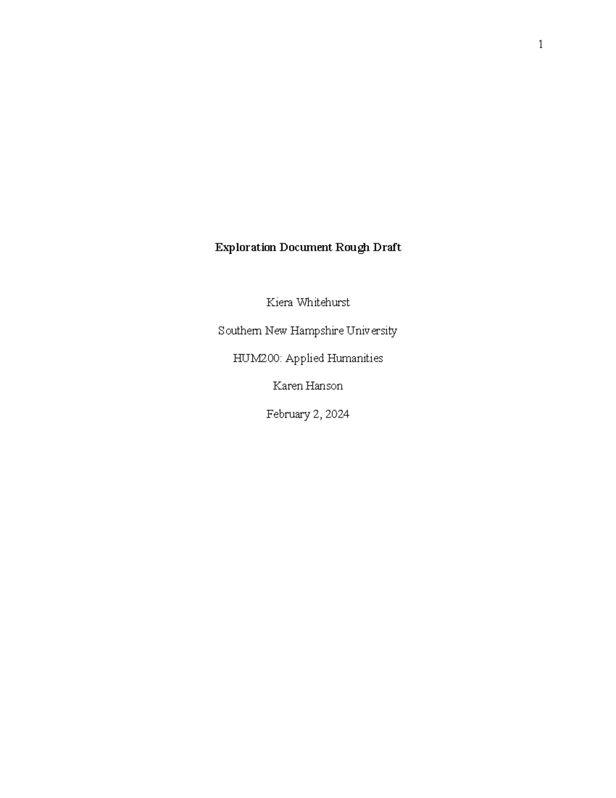 Exploration Document Rough Draft - The poem was written in 1967 poem is ...