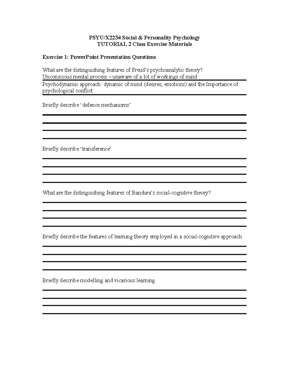 Psyux 2234 Tute2 in-class exercise - PSYU/X2234 Social & Personality ...