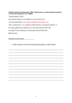 VIPS-modell för omvårdnadsdokumentation - VIPS - modell för ...