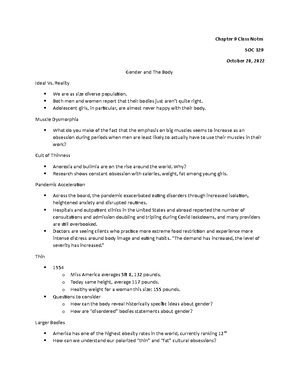 Gender and the Global Economy - Chapter 6 Notes SOC 329 September 26 ...