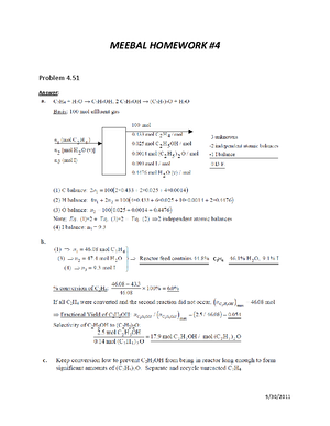 Pchem exam 1 answer key - Course work - CHEM 4760 - Studocu