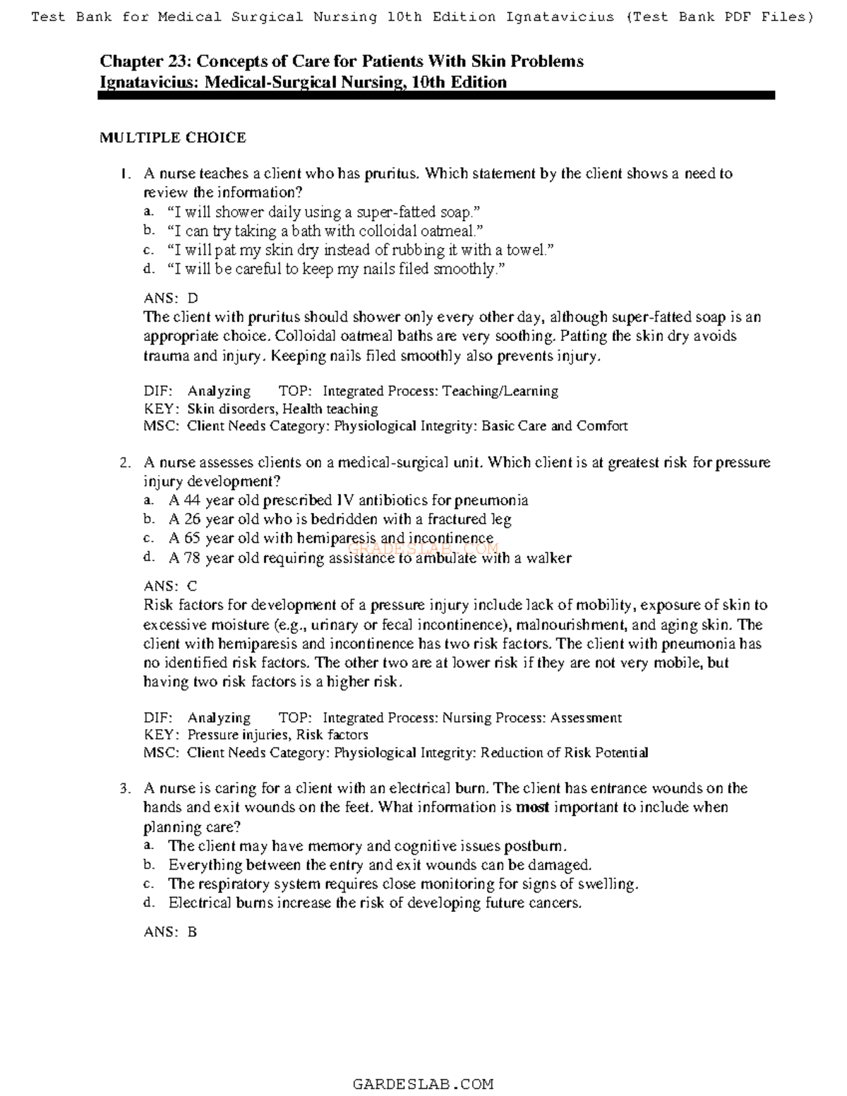 Chapter 23 Notes G R A D E S L A B C O M Chapter 23 Concepts Of