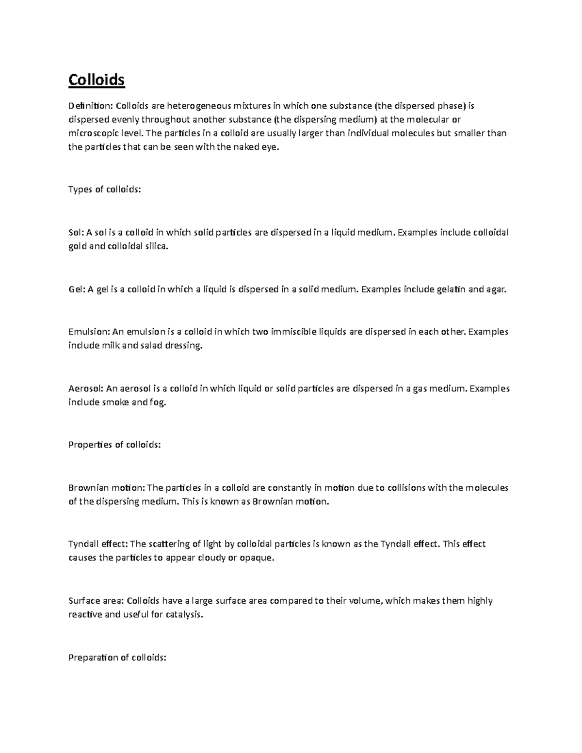 Colloids What Is Colloid Examples Colloids Definition Colloids Are