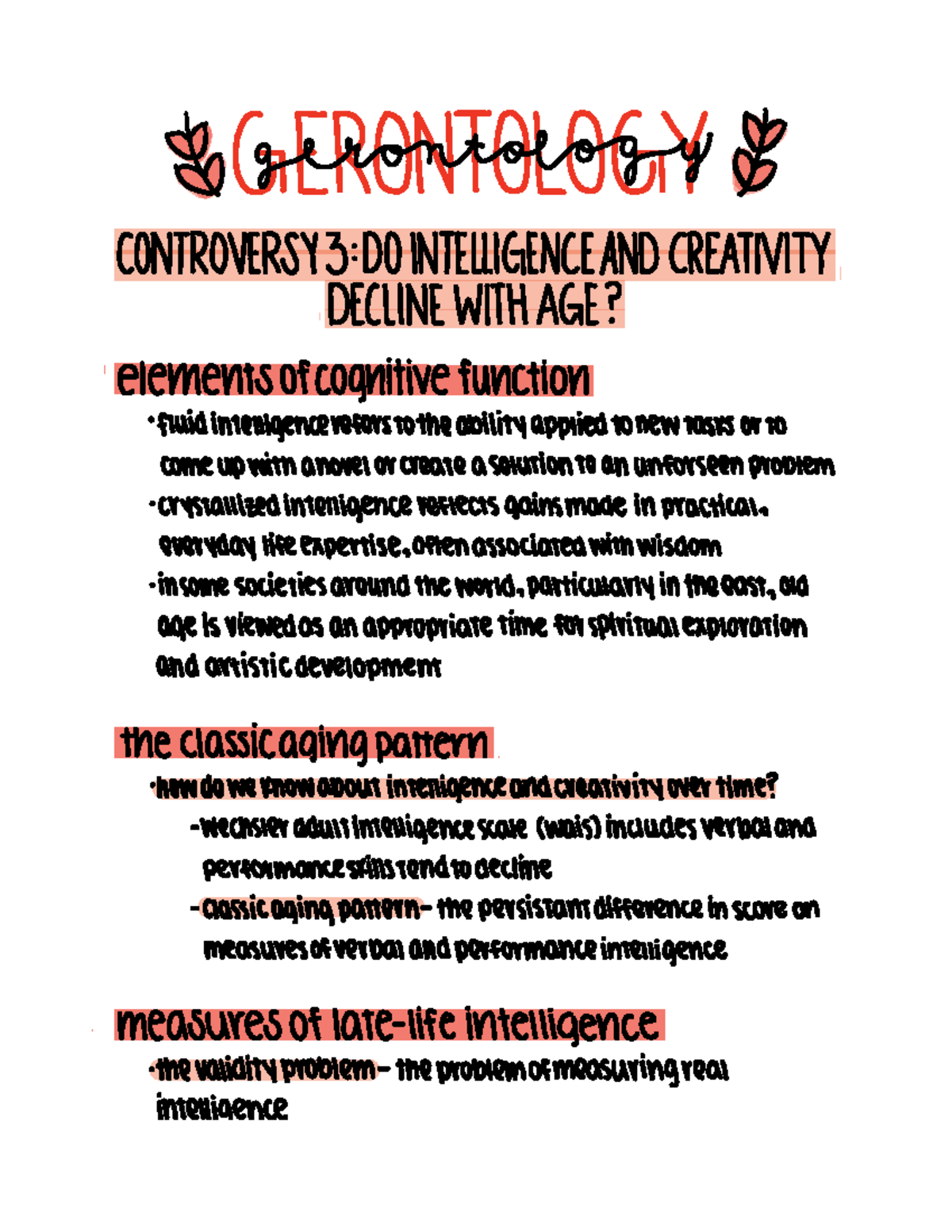 HDF247WI Controversy 3 - Do Intelligence and Creativity Decline with ...