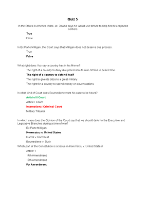 Chapter 8 Quiz - Quiz Assignment - Quiz Chapter 8 Where in the ...