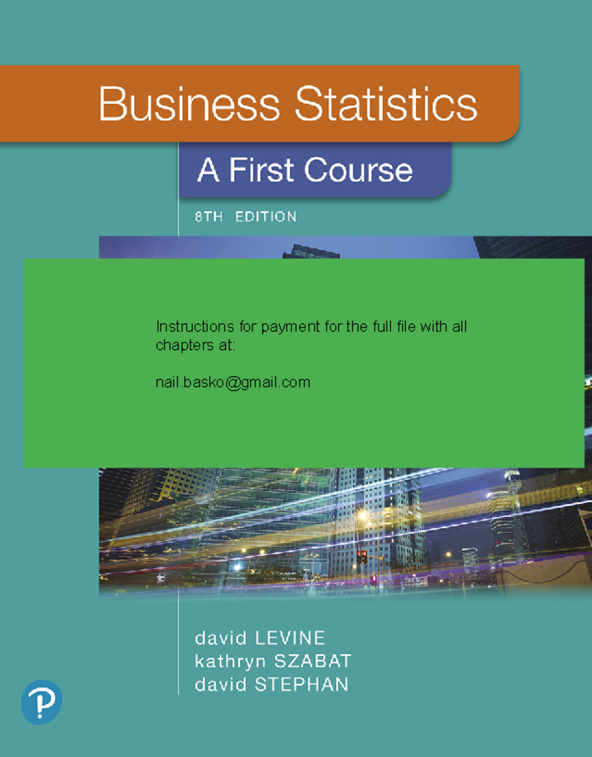 STA1510 prescribed Book - Instructions for payment for the full file with all chapters at: - Studocu