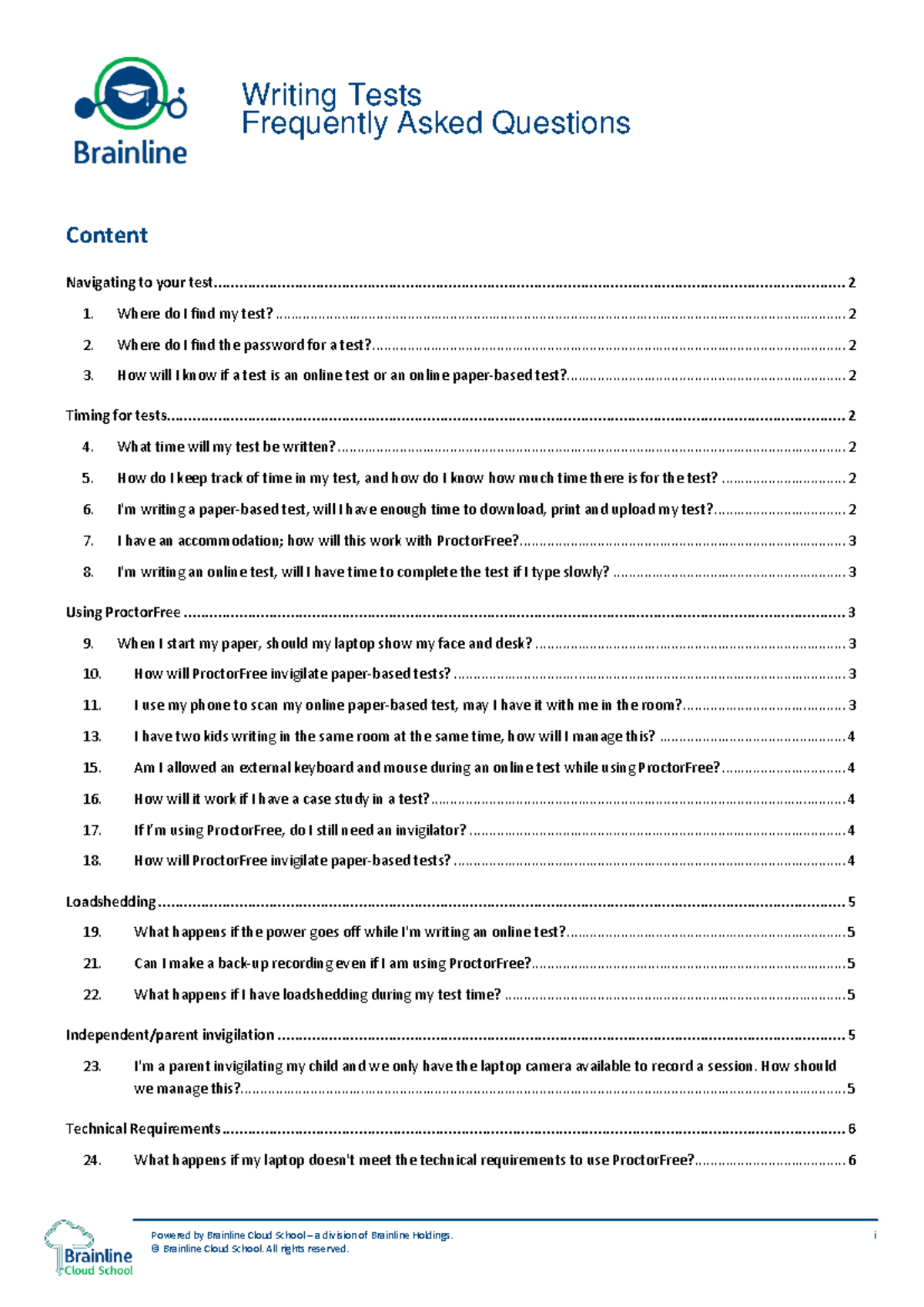 Writing+Tests+FAQs v4 - Powered by Brainline Cloud School – a division ...