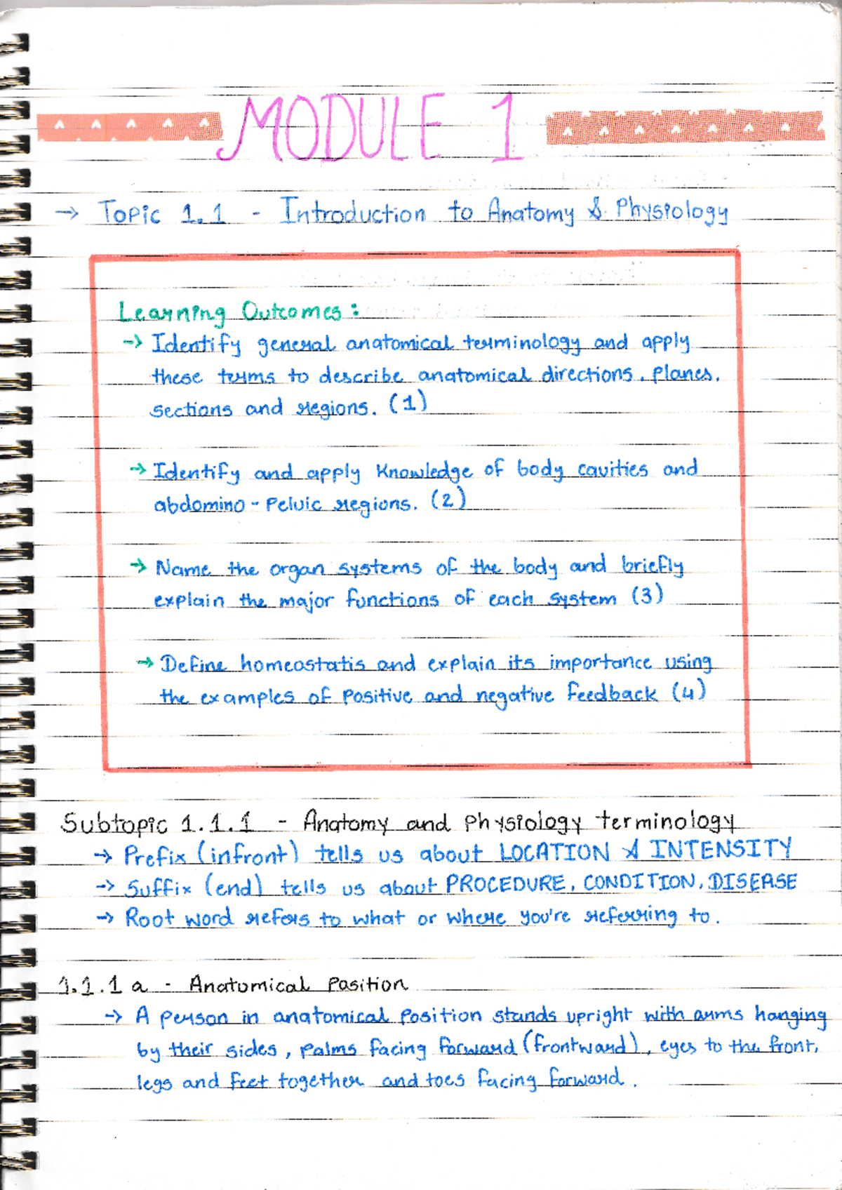 Module 1 Scan - Notes - 1805NRS - Studocu