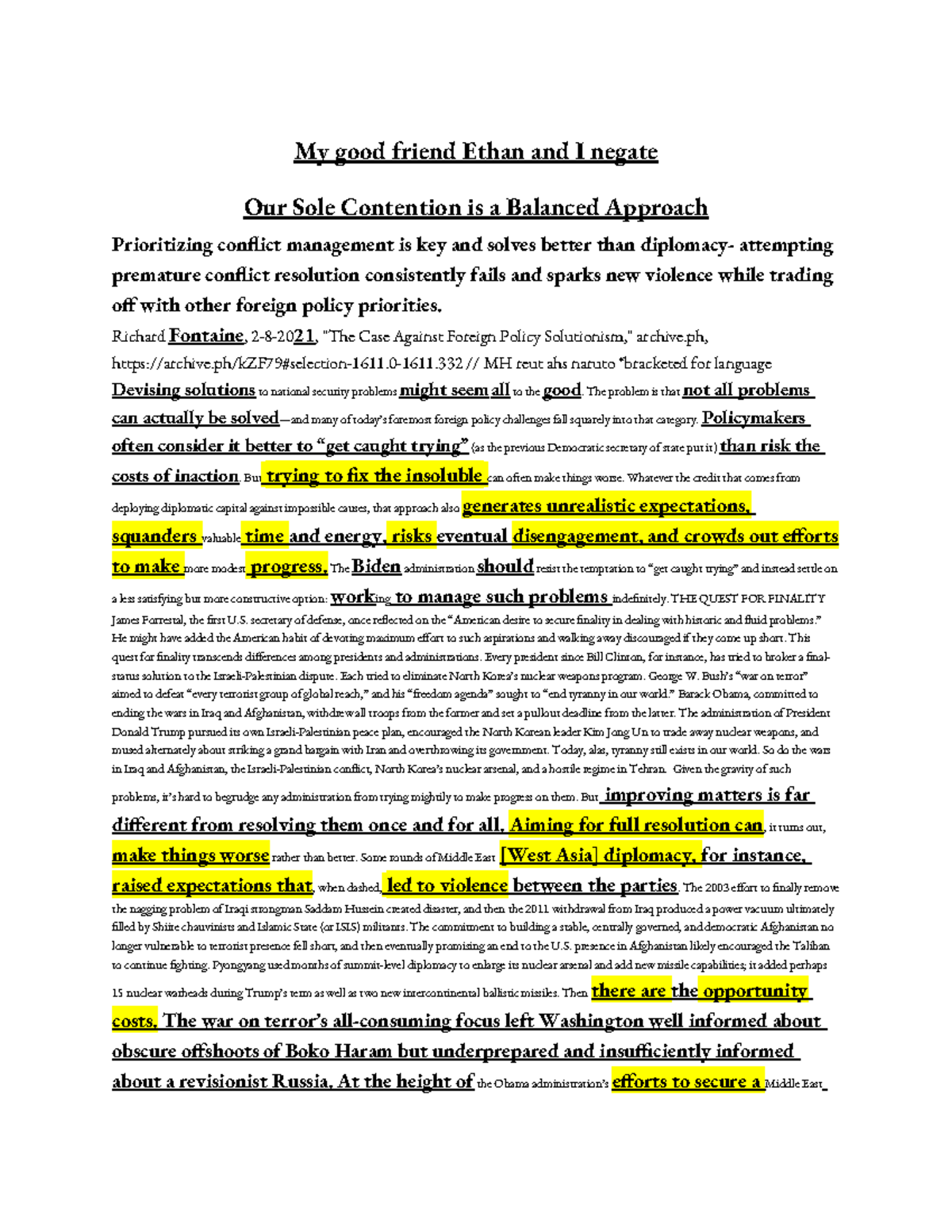 American Heritage Broward Ro Ch Con 2023 Sunvite Round 1 - My good ...