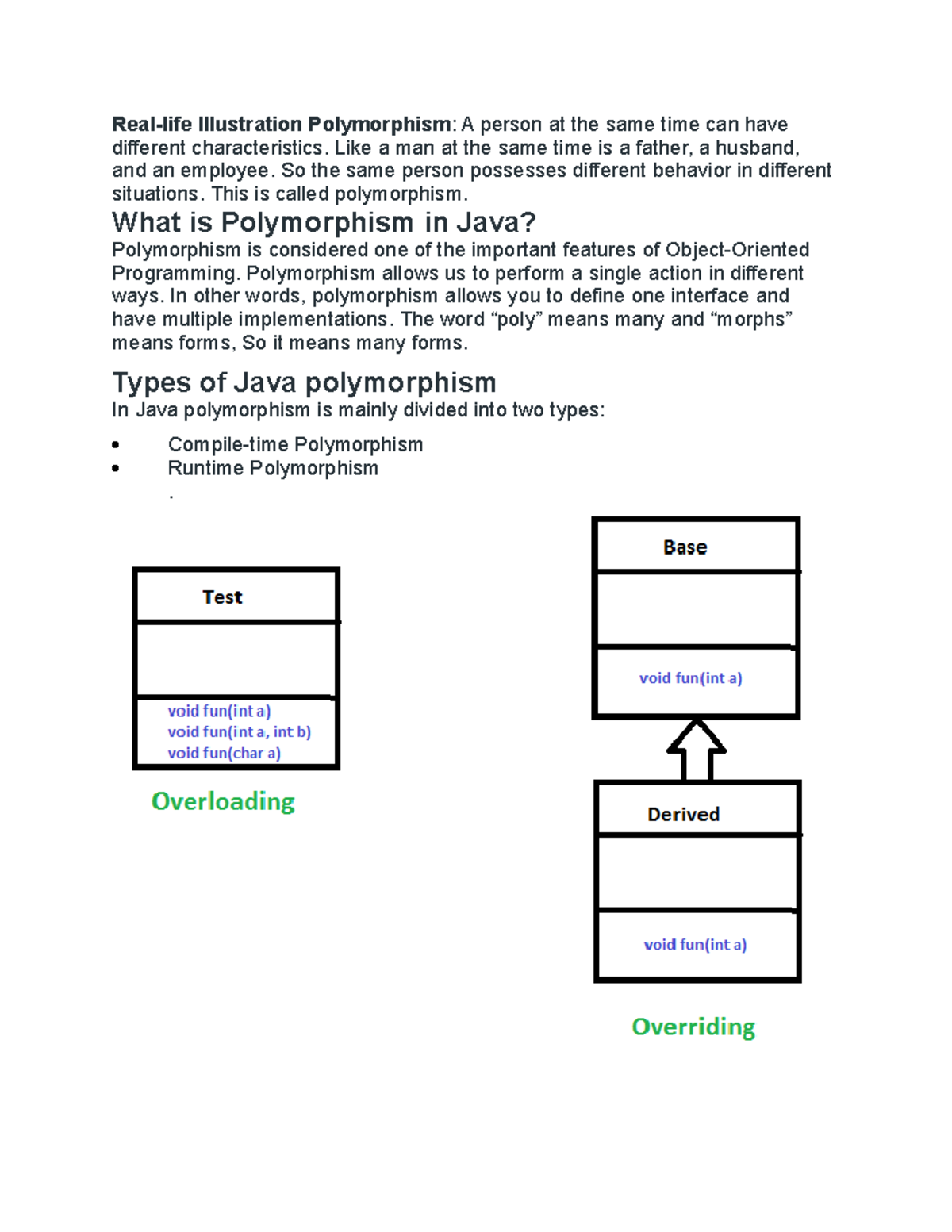 Java Polymorphism It Provides Complete Description About Oop Principles Real Life 