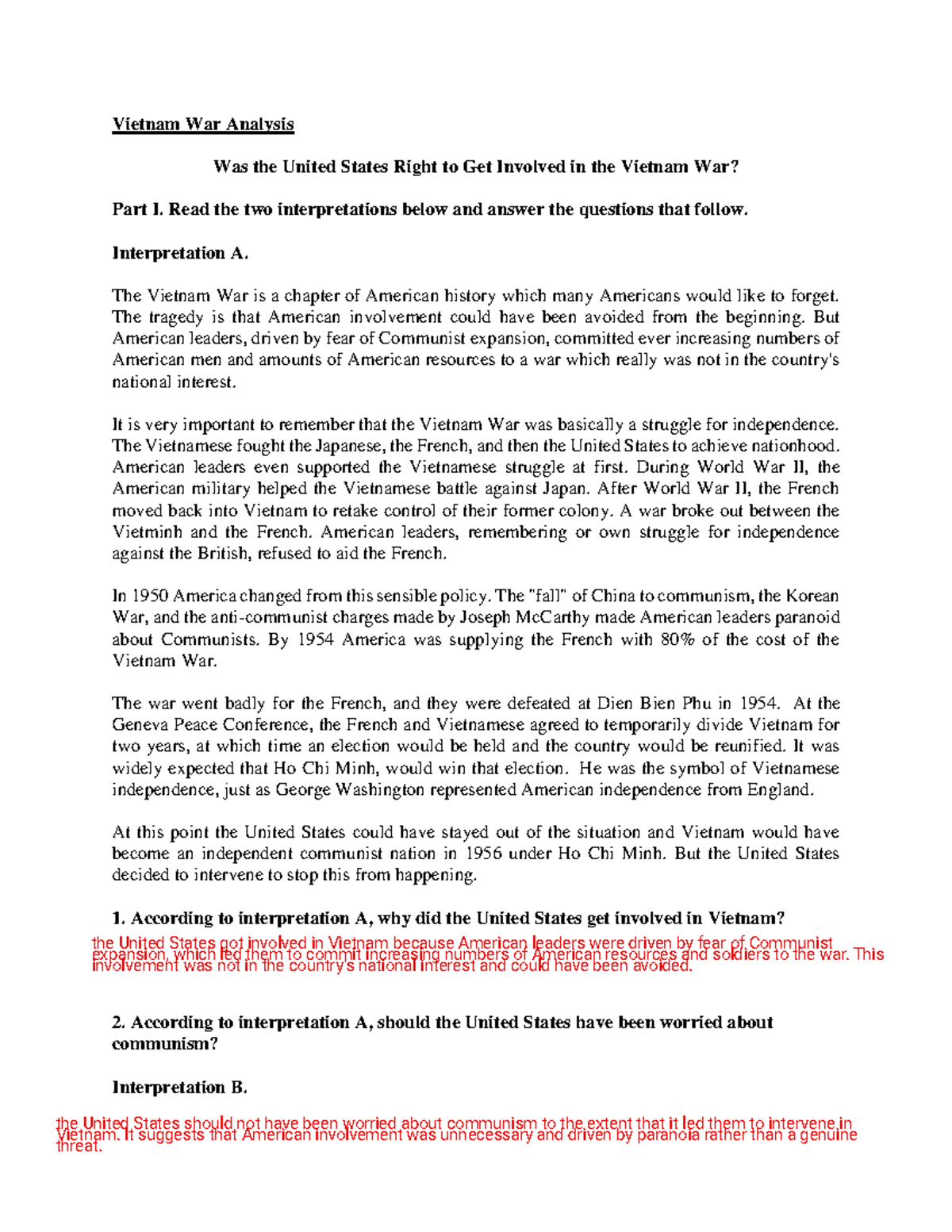 Kami Export - Vietnam War Analysis-Take a Stand - Vietnam War Analysis ...