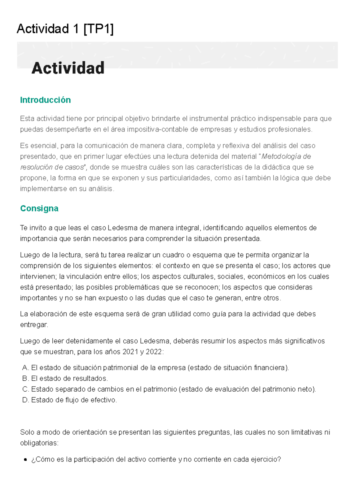 Actividad 1 [TP1] - Practica material 2022 - Actividad 1 [TP1] Introducción Esta actividad tiene ...