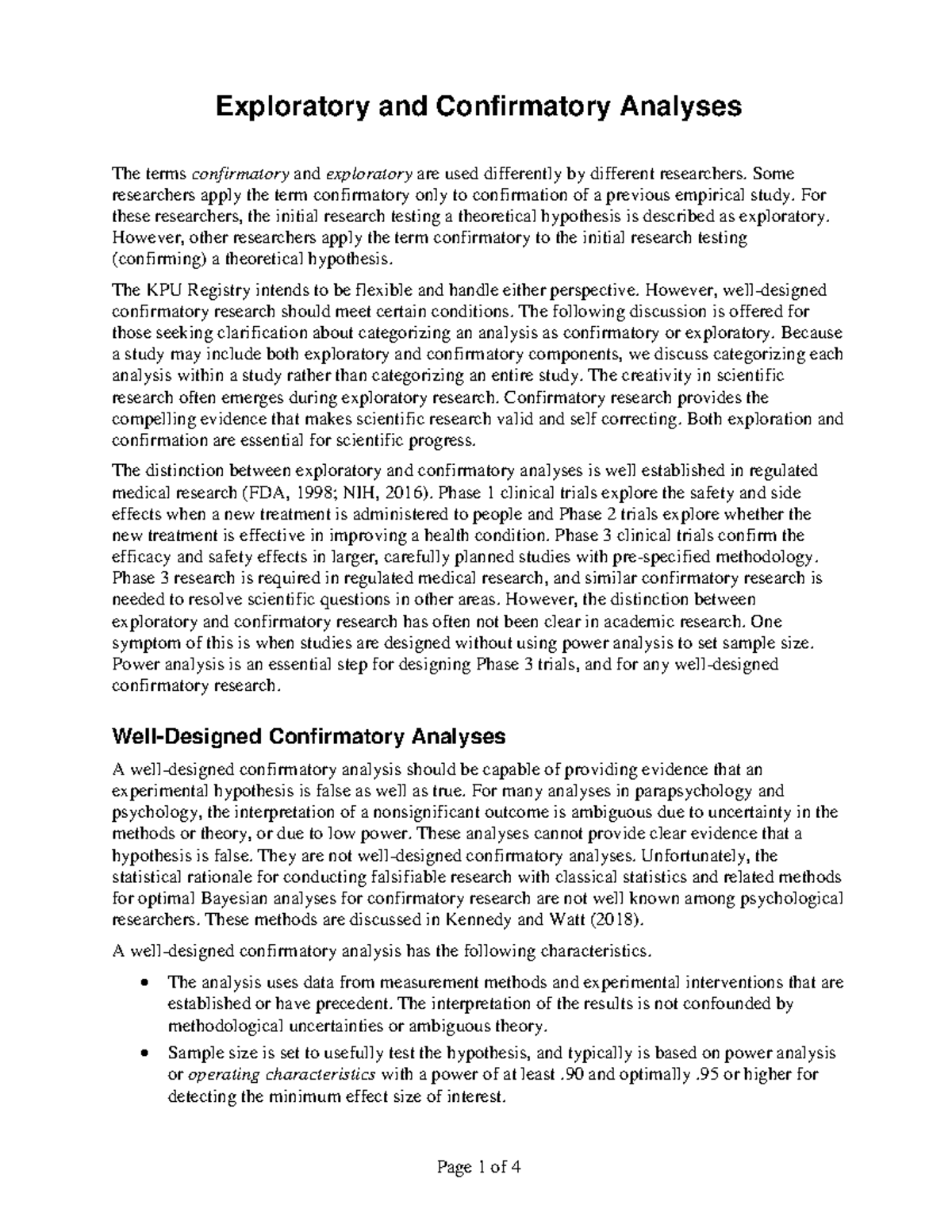 Explore confirm- confirmatory - Exploratory and Confirmatory Analyses ...