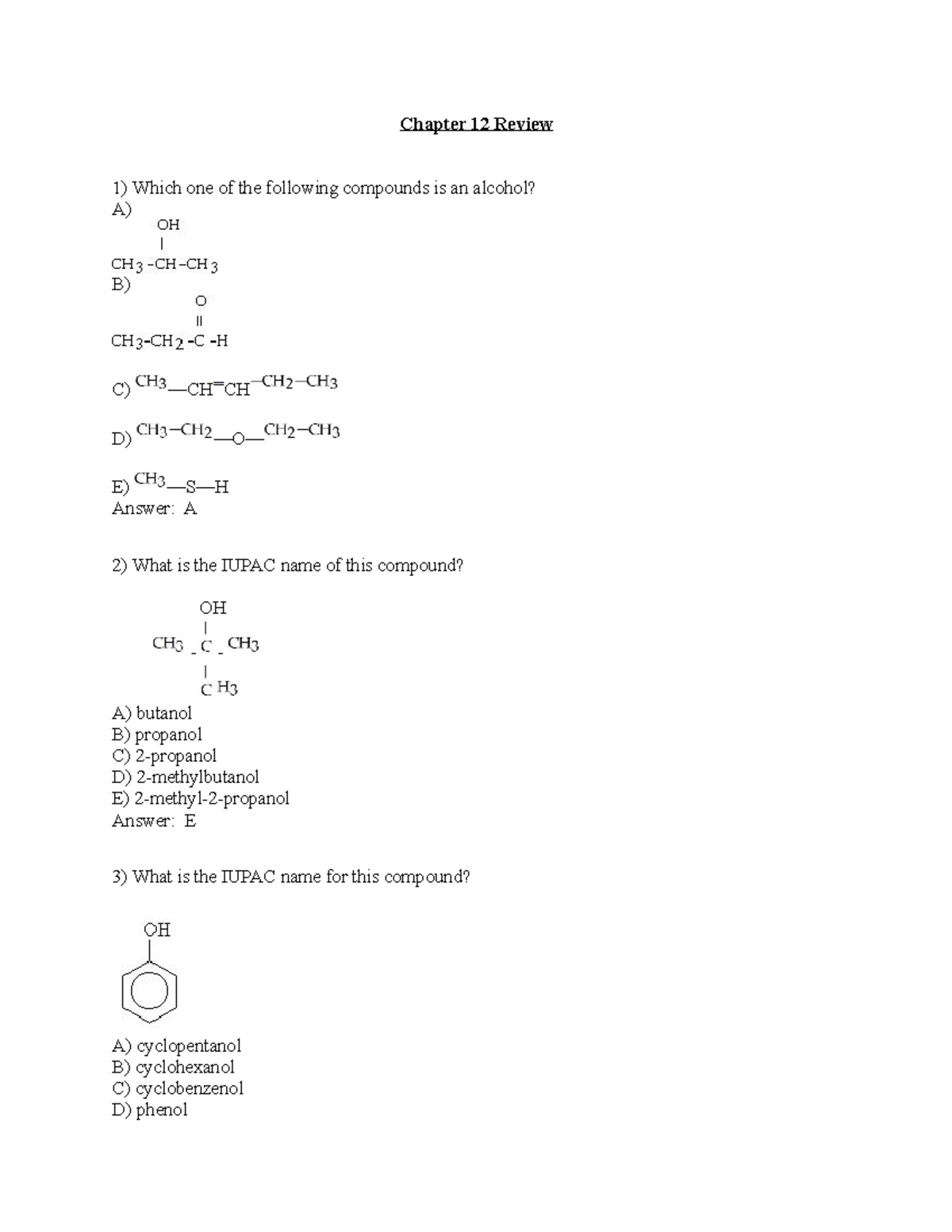 Chapter 12-13 Reviews - Chapter 12 Review Which one of the following ...