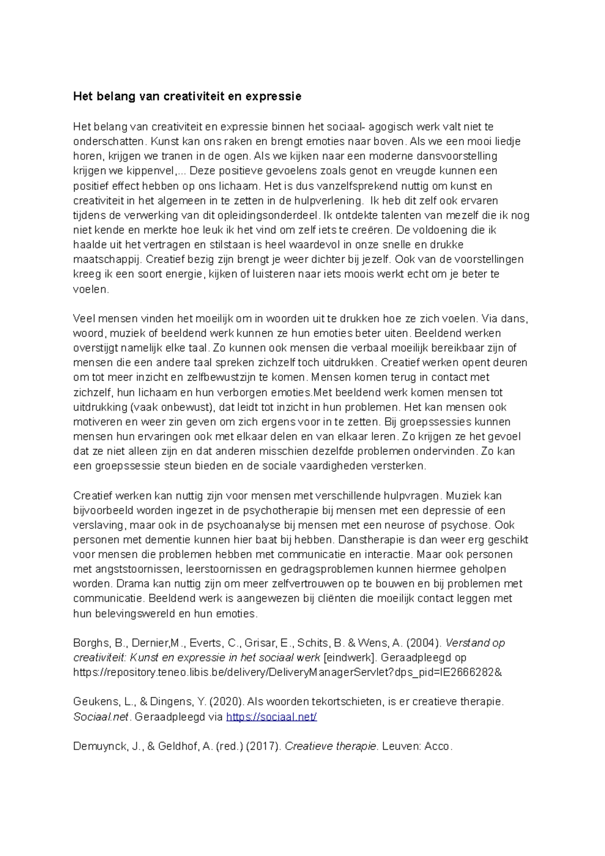 Artikel creatieve expressie - Het belang van creativiteit en expressie ...