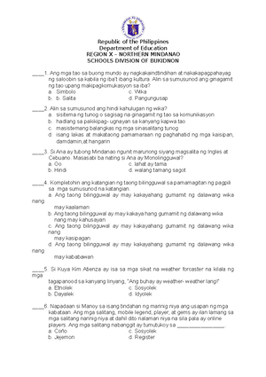 NAT Mathematics 12 - DIVISION ACHIEVEMENT TEST MATHEMATICS Directions ...