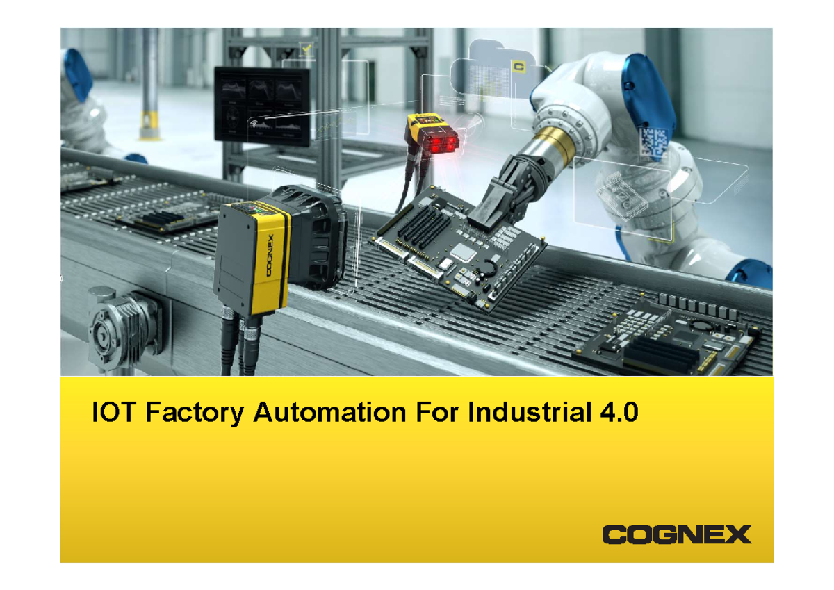 IOT Factory Automation For Industrial 4 - Pick & Place Guiding Object ID collection Inspection ...