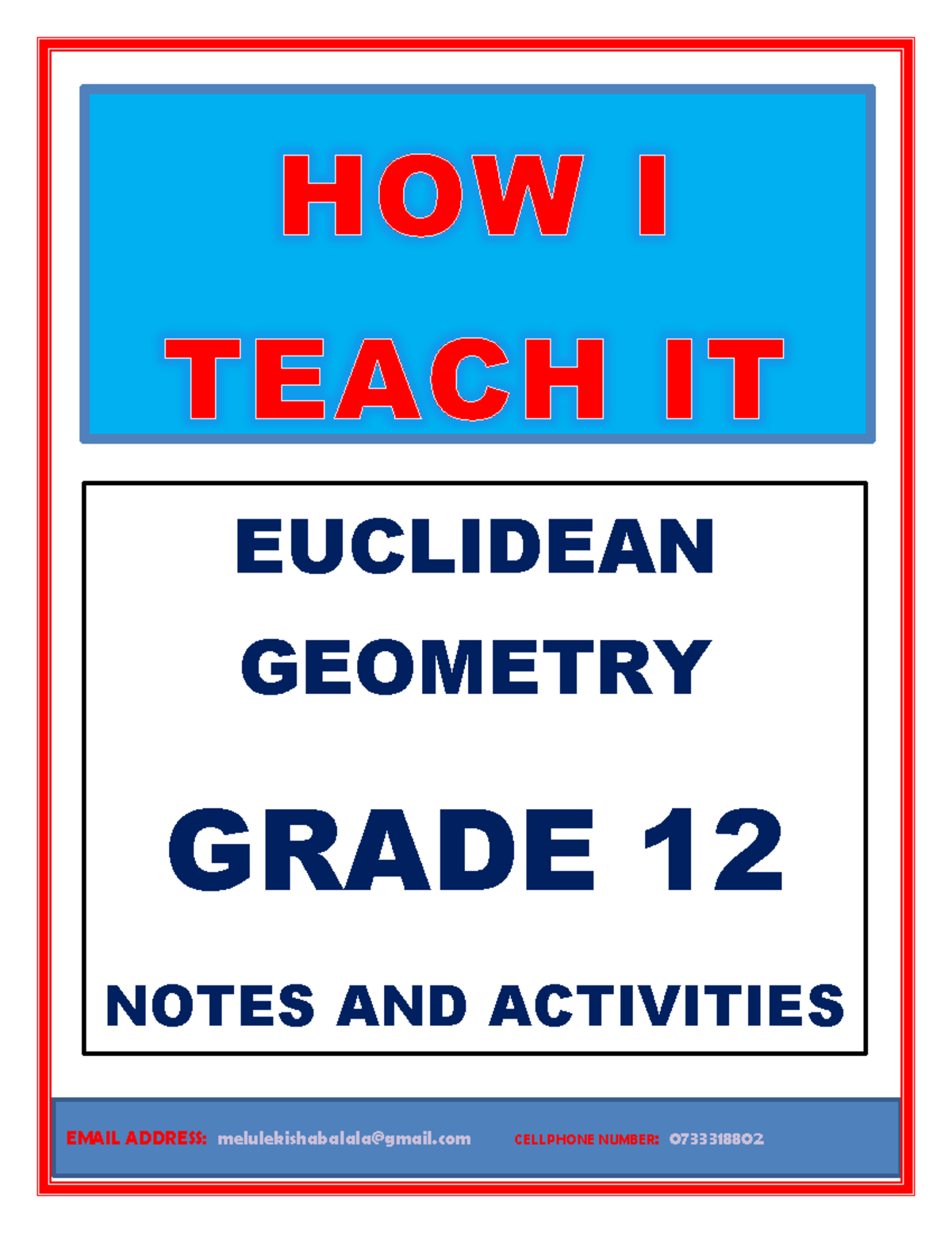 P2 GR12 Euclidean -P EXAM - f EUCLIDEAN GEOMETRY GRADE 12 NOTES AND ...