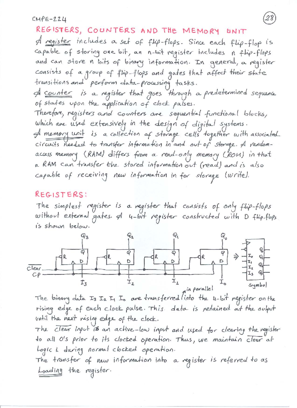 2 Registers and memory - Computer Organizaion - Studocu