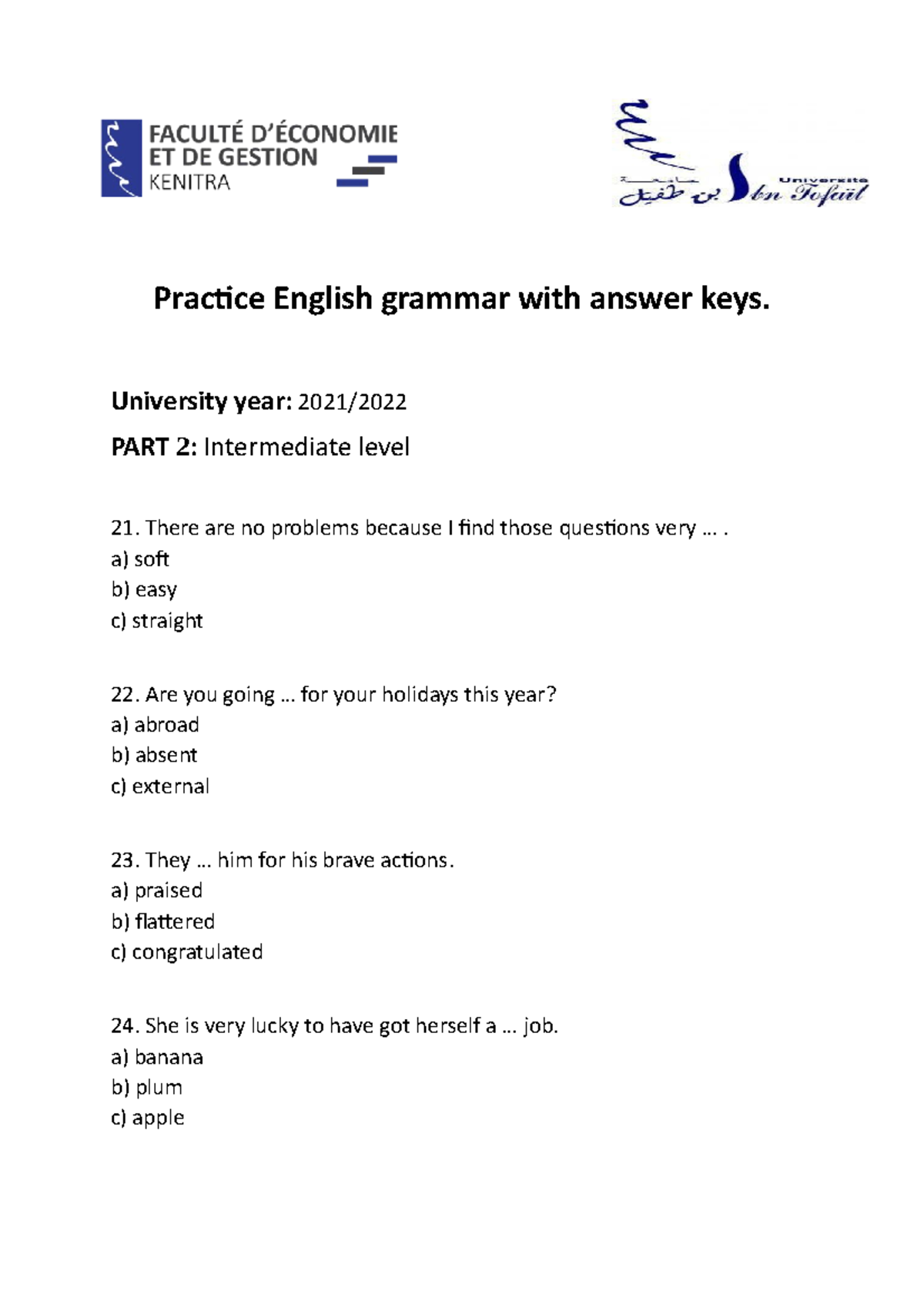 Practice English Grammar With Answer Part 2 Practice English Grammar practice-english-grammar-with-answer-part-2-practice-english-grammar