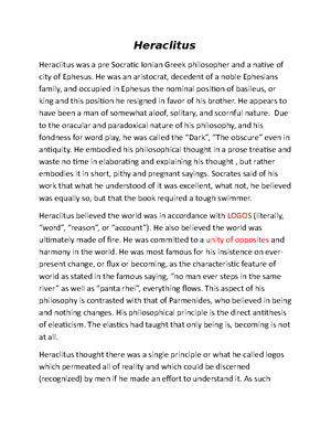 Thales - reading - Introduction James Warren European philosophy began ...