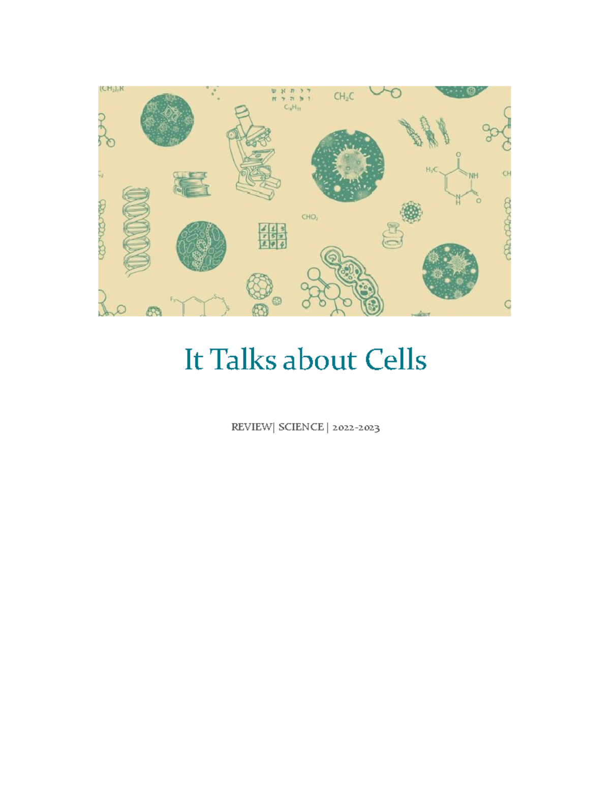 It Talks about Cells 4 - It Talks about Cells REVIEW| SCIENCE | 2022 ...