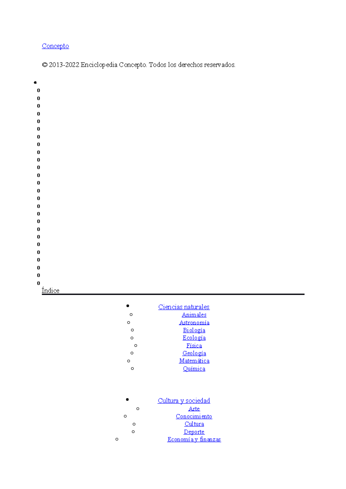 Concepto - definicion - Concepto © 2013-2022 Enciclopedia Concepto ...