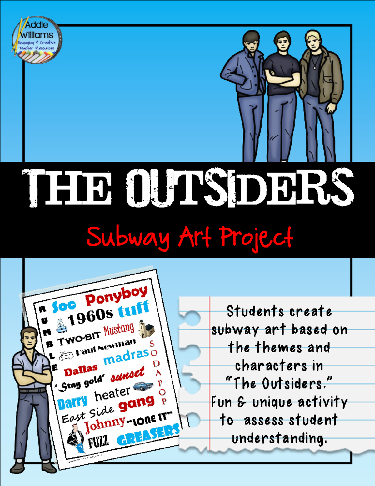 The Outsiders Subway Art Project Writing Prompt - Studocu