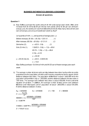 Assignment 1 Business Communication - UNIKL BUSINESS SCHOOL EIB11003 ...