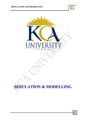 KCAU - KCA University - Studocu