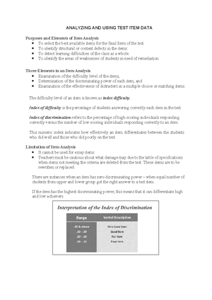 Teacher MADE TEST reviewer - TEACHER MADE TEST MULTIPLE-CHOICE TEST ...