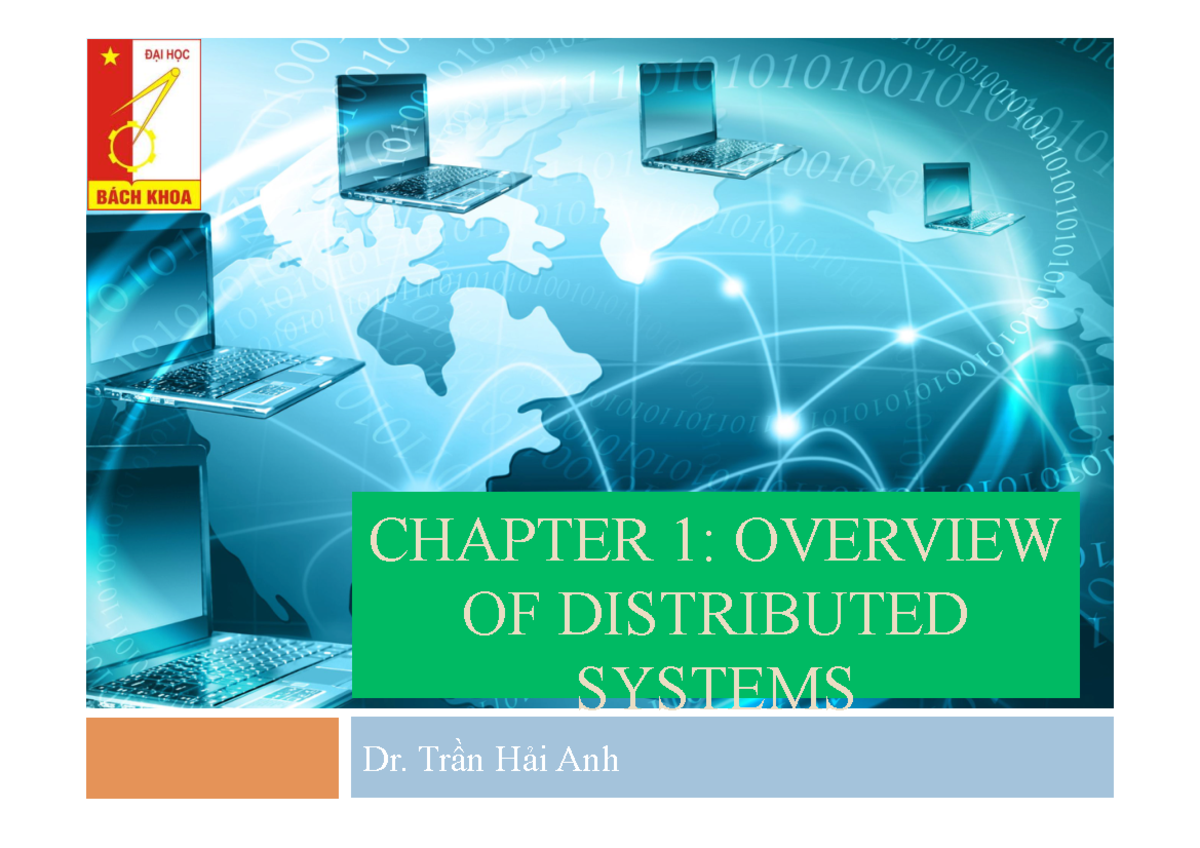 01-Introduction - Kiến trúc Lưu Trữ phân tán - CHAPTER 1: OVERVIEW OF ...