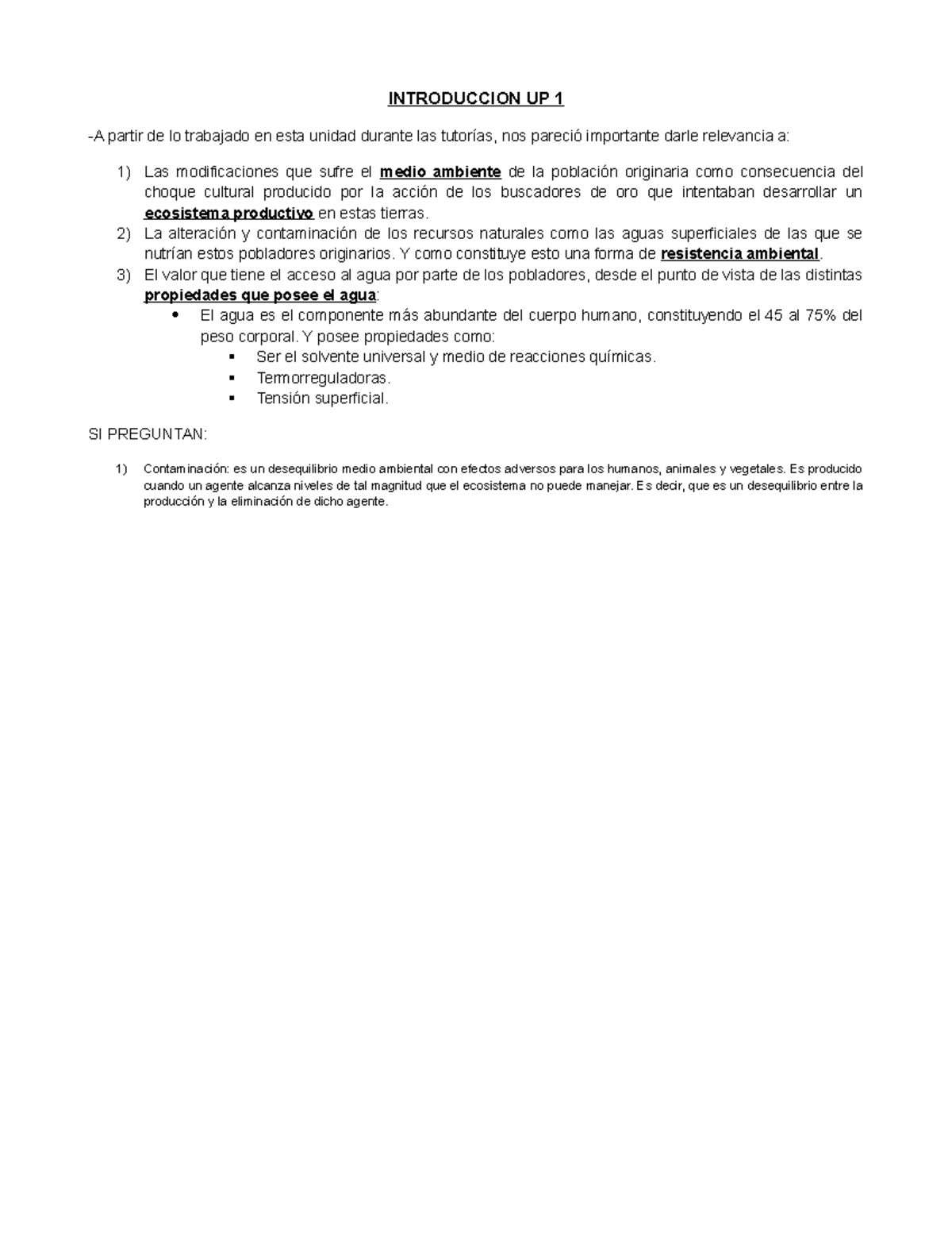 Introducciones UPs - Resumen - INTRODUCCION UP 1 -A partir de lo ...